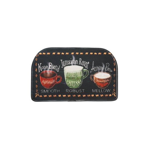 EverGrace Jamaican Roast Semi Circle Kitchen Mat 18in.x 30in ...