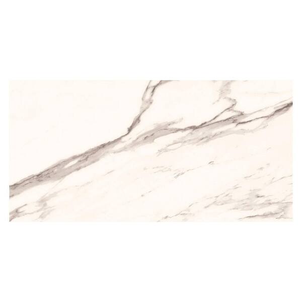 ANDOVA Kaia Brixan Beige 12 in. x 24 in. Stone Look Matte Porcelain ...