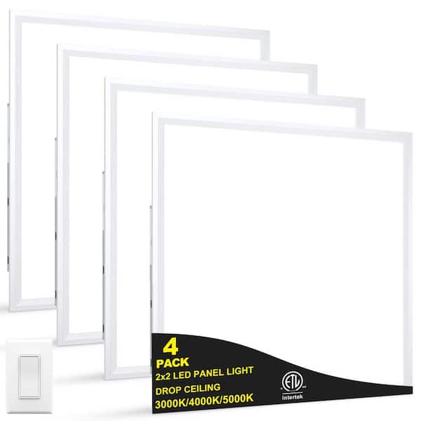 Feit Electric 24 in. Vista Artificial Skylight White Integrated LED ...