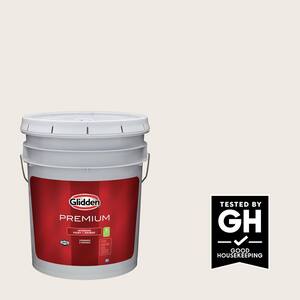 Glidden Premium 5 gal. PPG1075-1 Linen Ruffle Semi-Gloss Exterior Latex ...