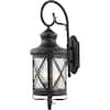 Volume Lighting Small 2-Light Black Copper Aluminum Indoor/Outdoor Lamp ...