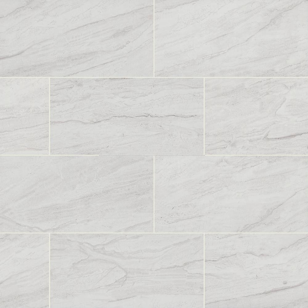 Reviews for MSI Vigo White 12 in. x 24 in. Matte Marble Look Ceramic ...