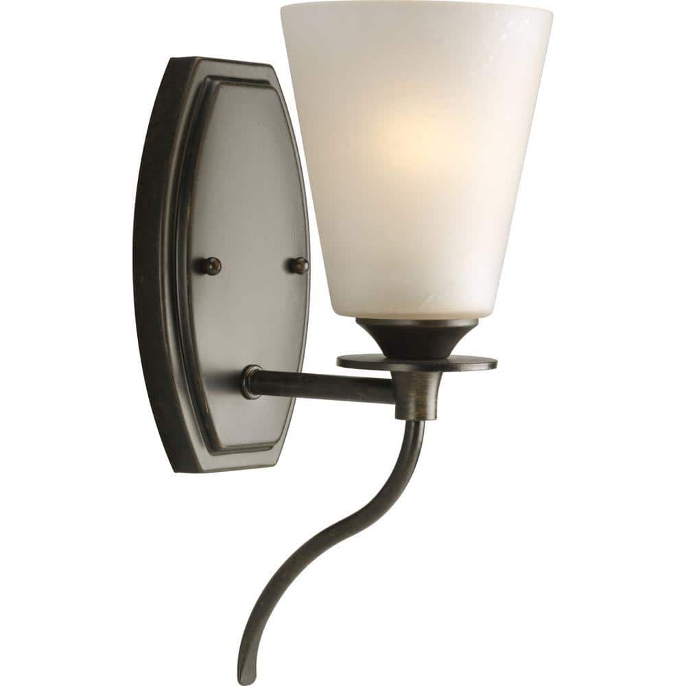 Progress Lighting Cantata Collection 1-Light Forged Bronze Wall Sconce ...