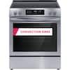 Frigidaire 30 in. 5-Burner Element Slide-In Front Control Self-Cleaning ...