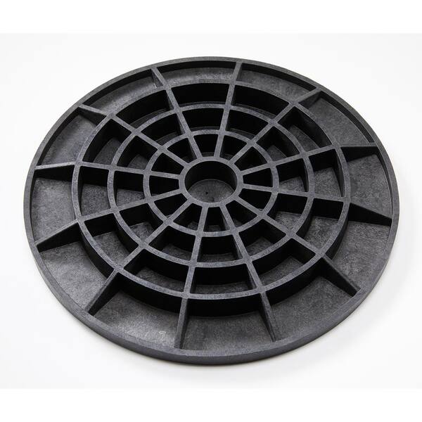 FootingPad 16 in. Dia x 1.5 in. 4 lb Composite Post Foundation 121-104 ...