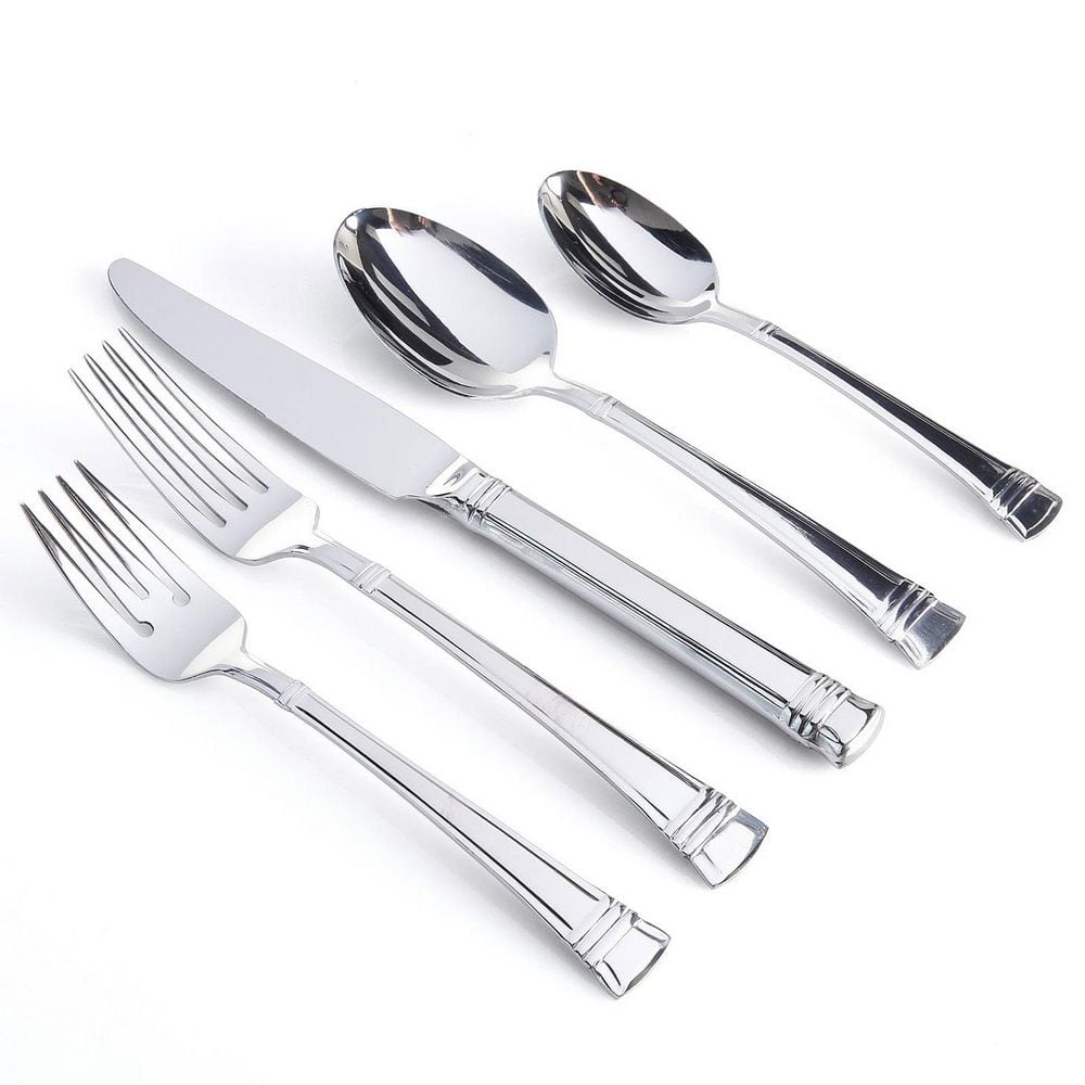 Gibson Cordell Stainless Steel 20 Piece Flatware Set 98686837M - The ...