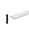 Alexandria Moulding 1 in. D x 4 in. W x 96 in. L MDF Primed E2E Casing ...