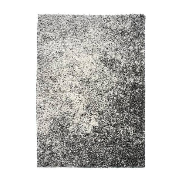 World Rug Gallery Gray 5 ft. x 7 ft. Contemporary Ombre Soft Plush Shag ...