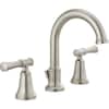 Delta Chamberlain 8 in. Widespread 2-Handle Bathroom Faucet in SpotShield Brushed Nickel 35747LF ...
