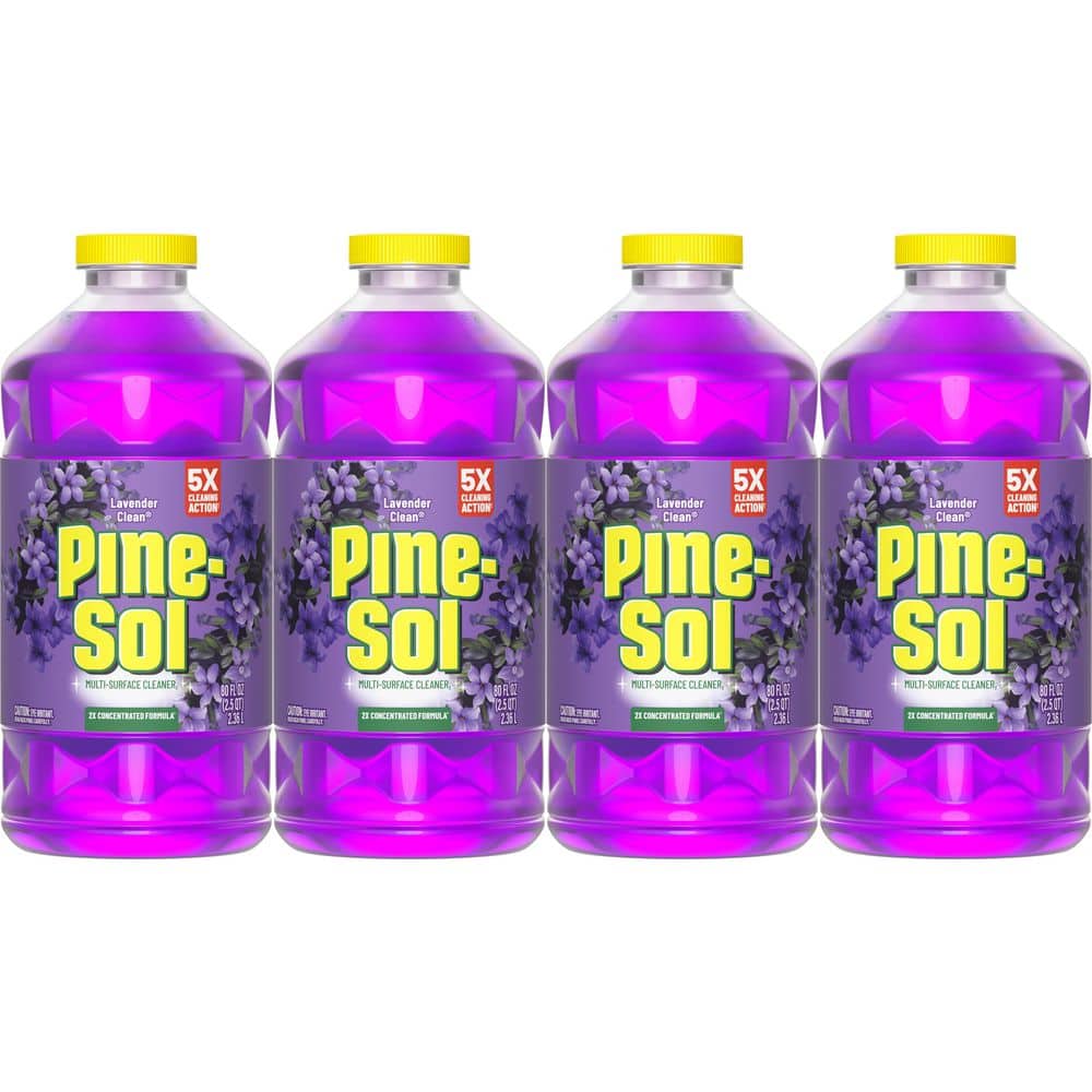 Pine-Sol 80 oz. Lavender All-Purpose Cleaner (4-Pack) C-328280467-4 ...