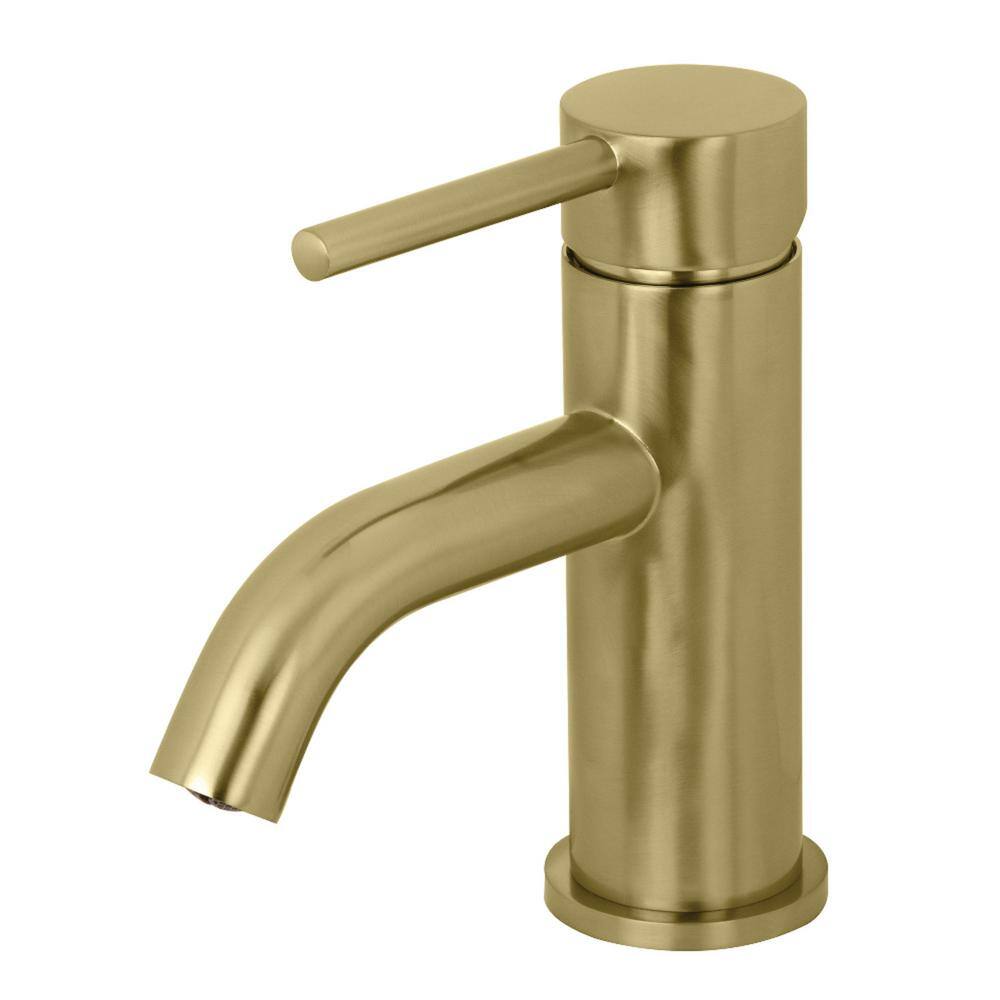 Kingston Brass Contemporary Single Hole Single-Handle Bathroom Faucet ...