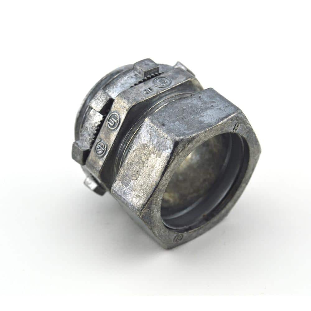 BRIDGEPORT 1 in. EMT Compression Connectors (15-Pack) 252-DC2 - The ...