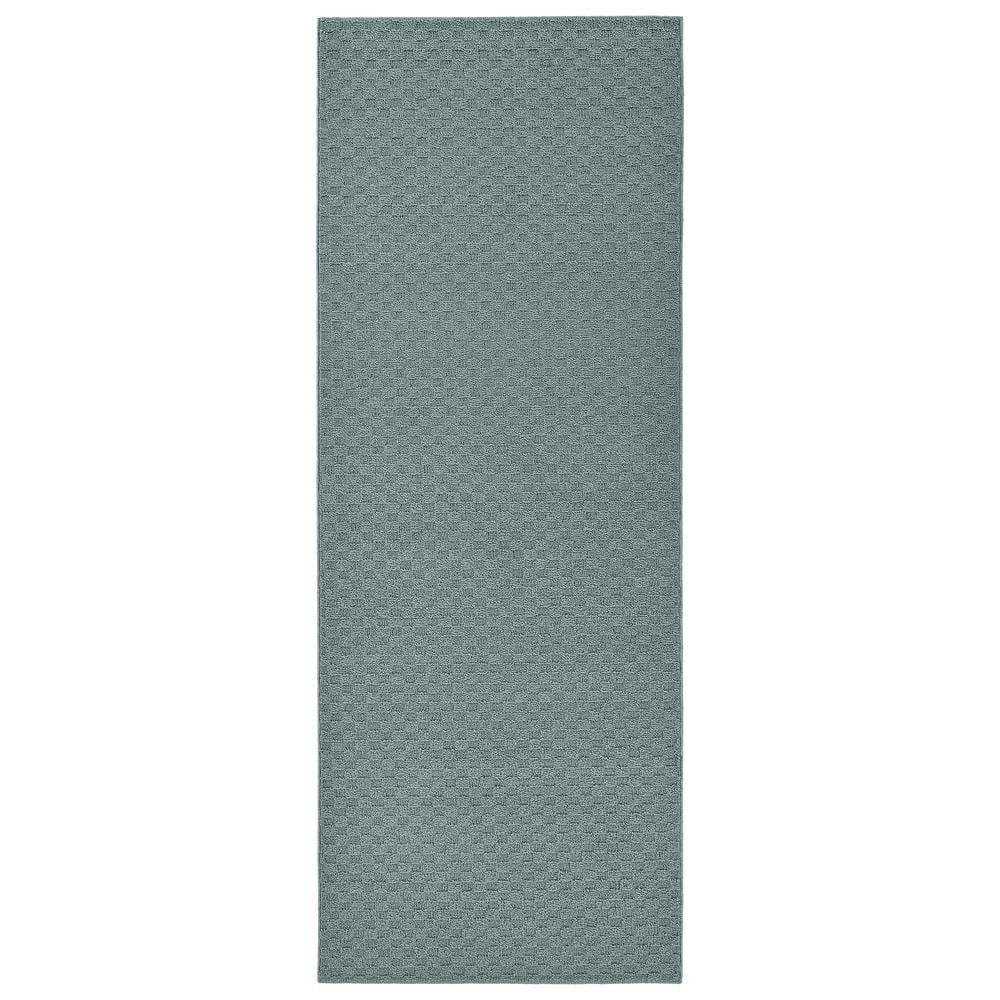Garland Rug Town Square Sea Foam 3 ft. x 8 ft. Geometric Area Rug ...