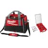 Milwaukee 20 in. PACKOUT Tool Bag and SHOCKWAVE Impact Duty Alloy Steel ...