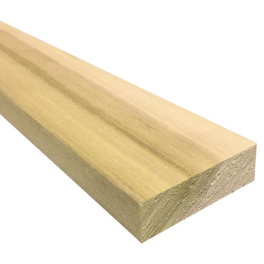 Weaber 1 in. x 3 in. x 6 ft. S4S Hardwood Boards 08326 - The Home Depot