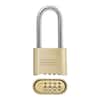 Master Lock Outdoor Combination Lock, 2 in. Shackle, Resettable Letters ...