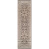 SUPERIOR Glendale Gray 2 ft. 7 in. x 8 ft. Floral Medallion ...