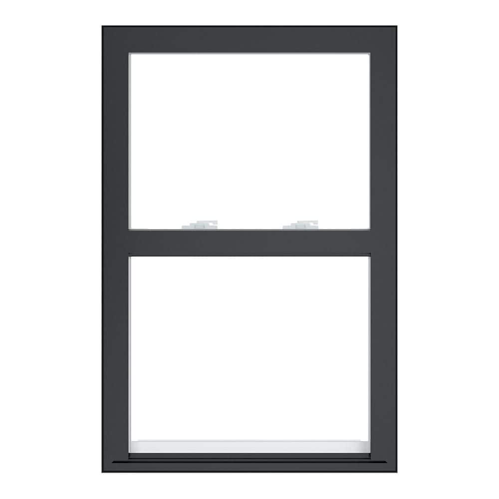 American Craftsman 23.5 in. x 47.5 in. 60-Series Black Exterior and ...
