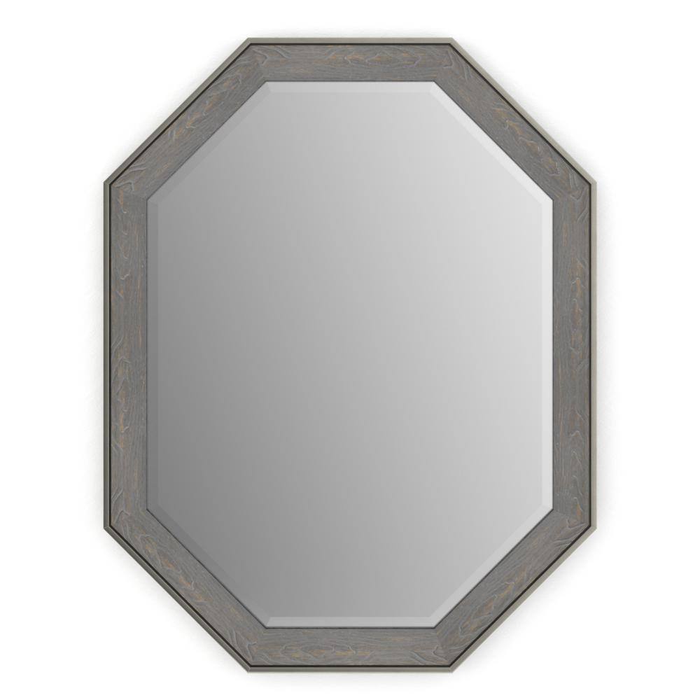 Delta 26 in. W x 34 in. H (M2) Framed Octagon Deluxe Glass Bathroom ...