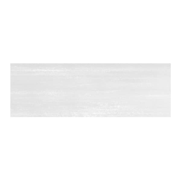 Giorbello Spazio Laser White 4 in. x 12 in. Glazed Porcelain Tile ...
