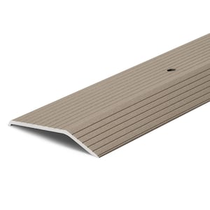 TrimMaster Champagne 1-1/16 in. x 36 in. Aluminum Stair Edging Carpet ...