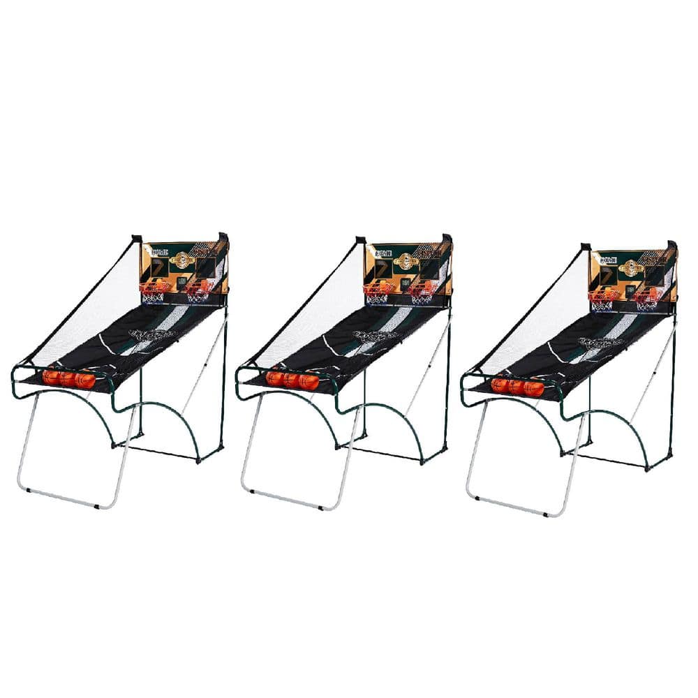 Sports EZ-Fold 2 Player Arcade Dual Basketball Hoop Shot Game (3-Pack ...
