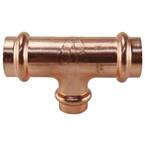 Streamline 3/4 in. x 1/2 in. x 1/2 in. Copper Press Pressure Tee ...