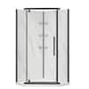 Dreamwerks Capri 36 in. L x 36 in. W x 78.5 in. H Neo Angle Corner Shower Stall/Kit with Door ...