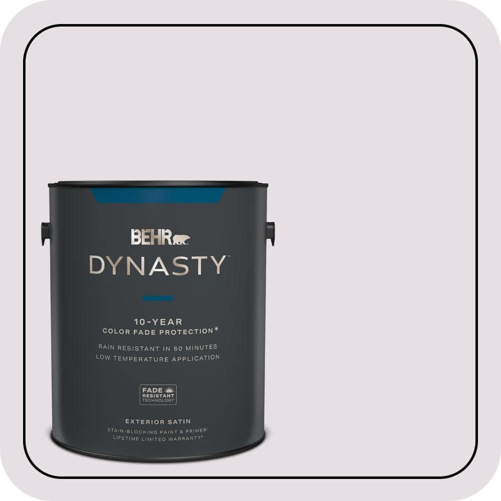 BEHR DYNASTY 1 gal. #670E-2 Pearl Violet Satin Enamel Exterior Stain ...