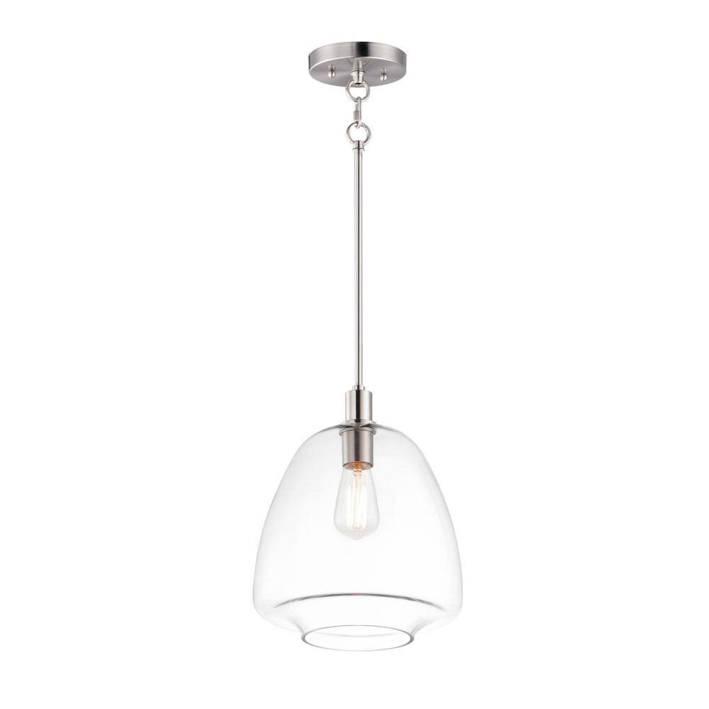 Maxim Lighting Babylon 1-Light Satin Nickel Pendant Light 11116 - The ...