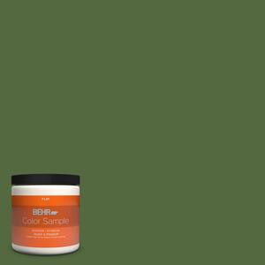 BEHR ULTRA 5 gal. #M380-7 Alfalfa Extract Semi-Gloss Enamel Exterior ...