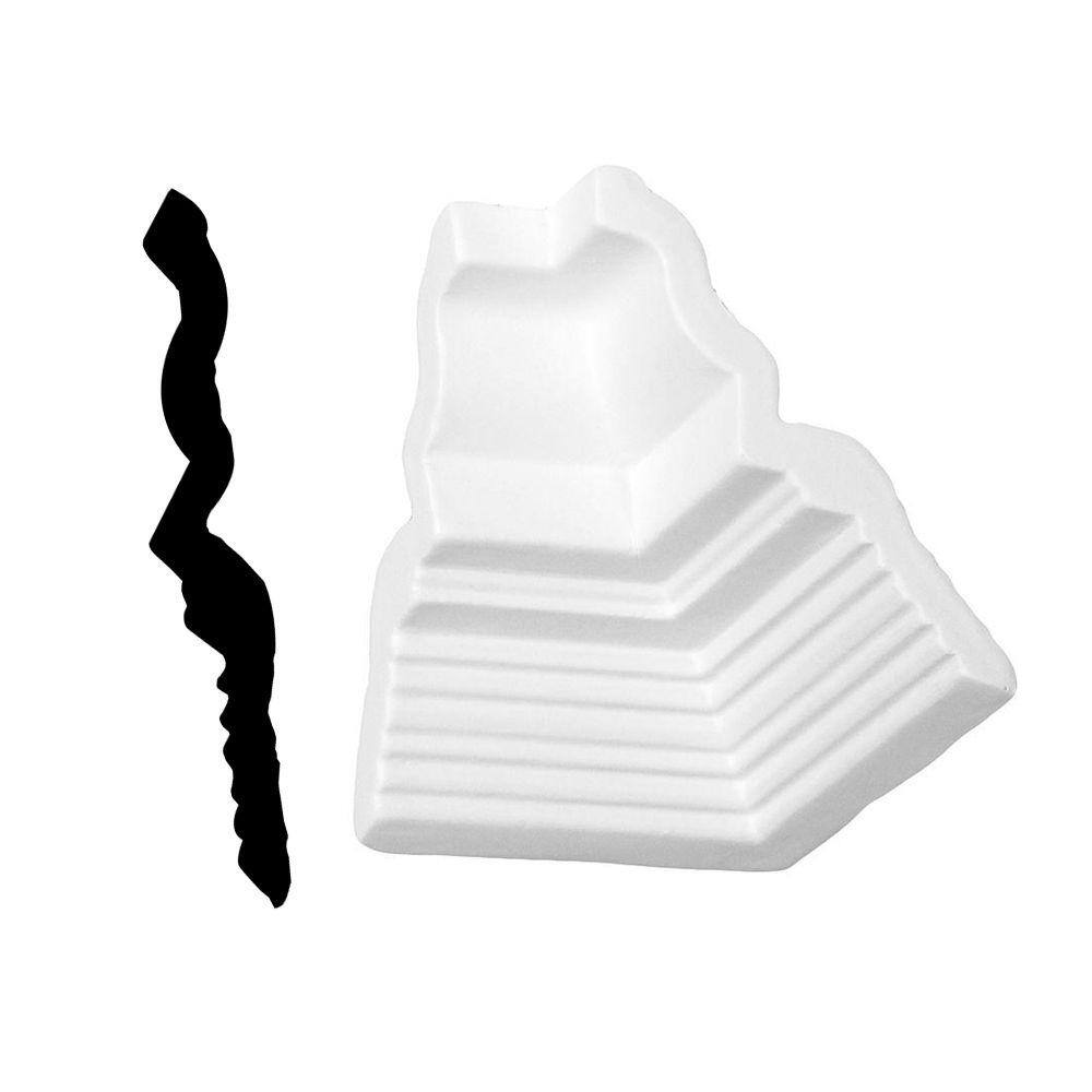 Focal Point 1/4 in. x 5 in. x 3-1/2 in. Primed Polyurethane Colonial ...