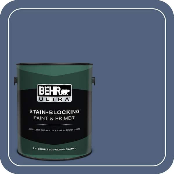 BEHR ULTRA 1 gal. #590F-6 Mesmerize Semi-Gloss Enamel Exterior Paint ...