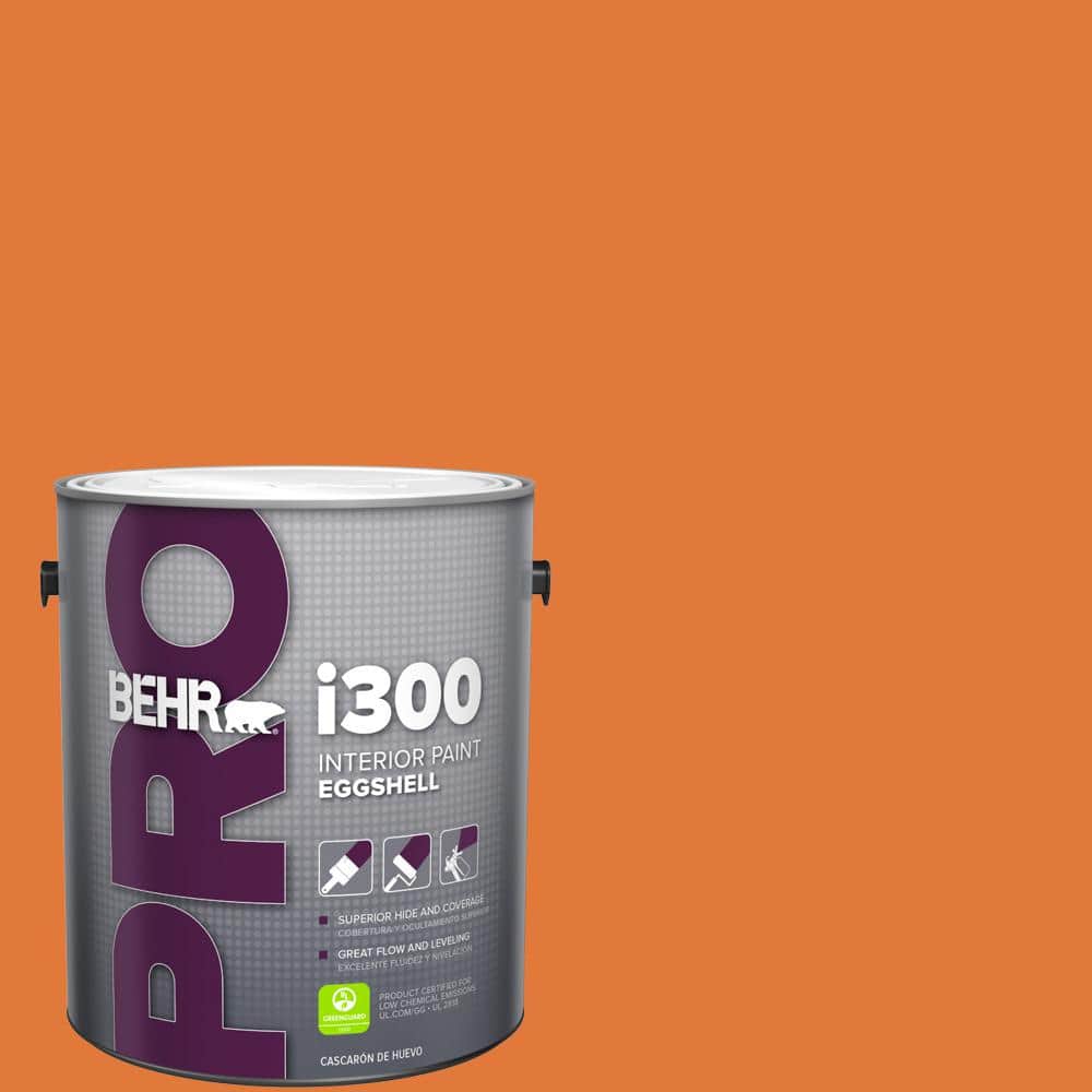BEHR PRO 1 gal. #S-G-260 Citrus Blast Eggshell Interior Paint PR33301 ...