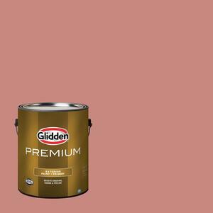 Glidden Premium 1-qt. Sunstone PPG1058-5 Satin Exterior Latex Paint ...