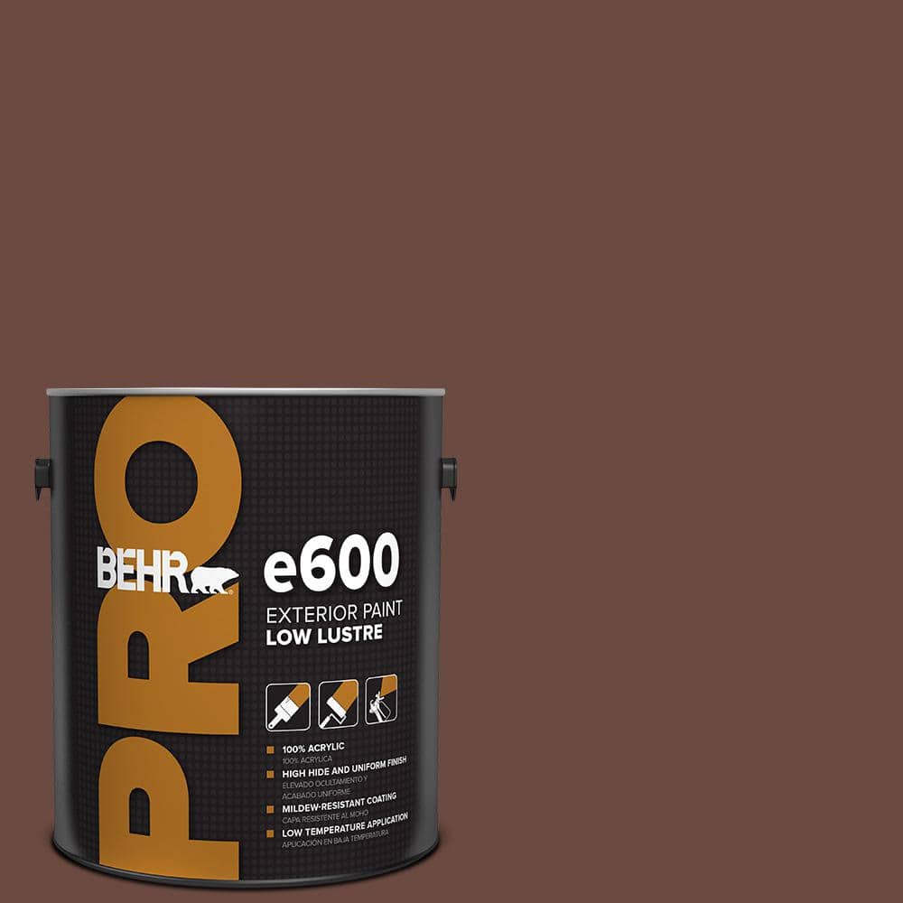 BEHR PRO 1 gal. #BNC-32 Maximum Mocha Low Luster Exterior Paint PR62301 ...