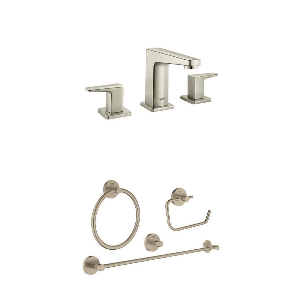 Reviews for GROHE Essentials 4-Piece Bath Hardware Set and Tallinn 8 in ...