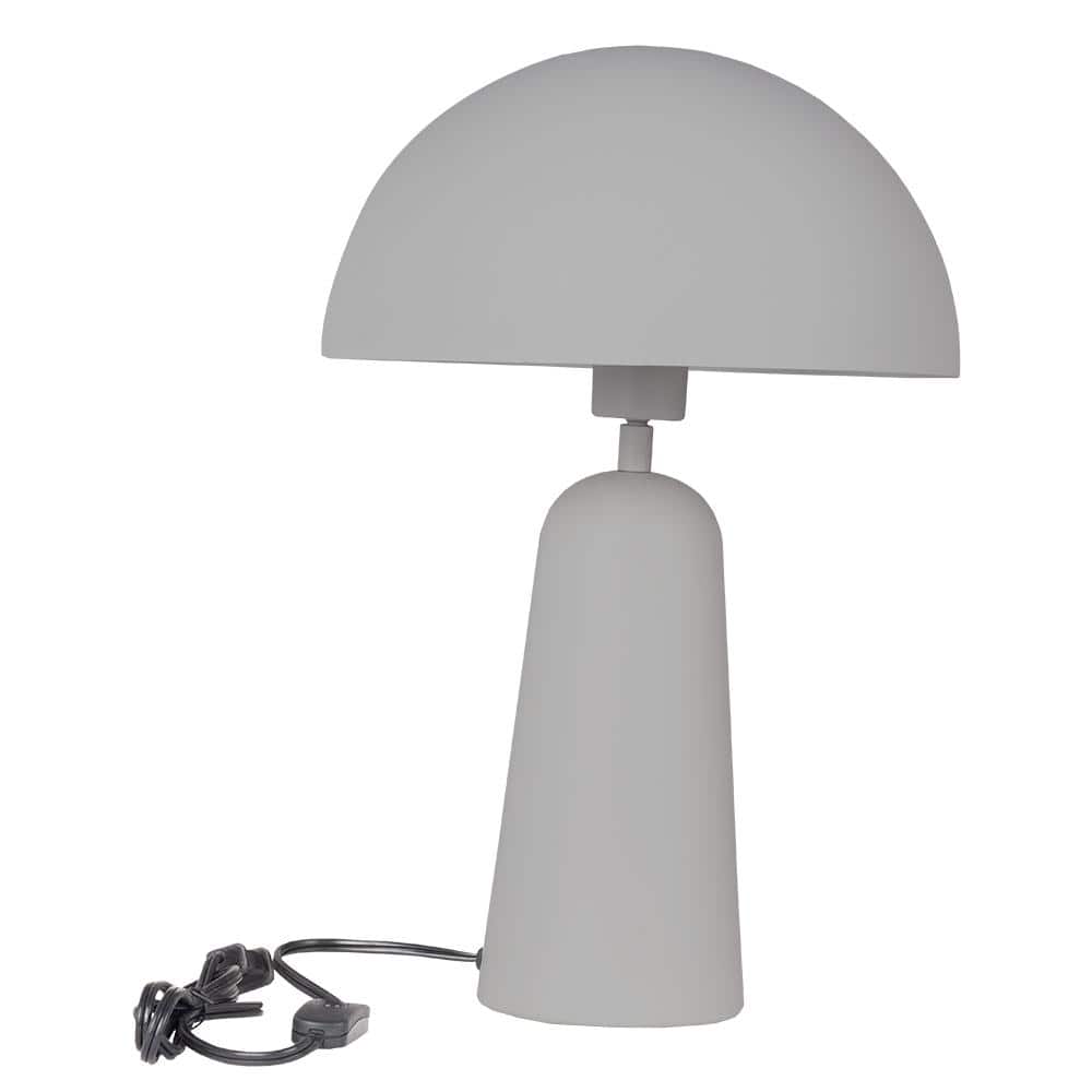 Eglo Aranzola 11.81 in. W x 17.83 in. H Grey Table Lamp for Living Room ...