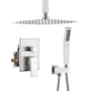 CASAINC 2-Function 10 in.Ceiling-Mounted Shower System with Handheld ...