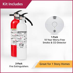 10-Year Battery - Smoke and Carbon Monoxide Detectors - Fire Safety - The Home Depot