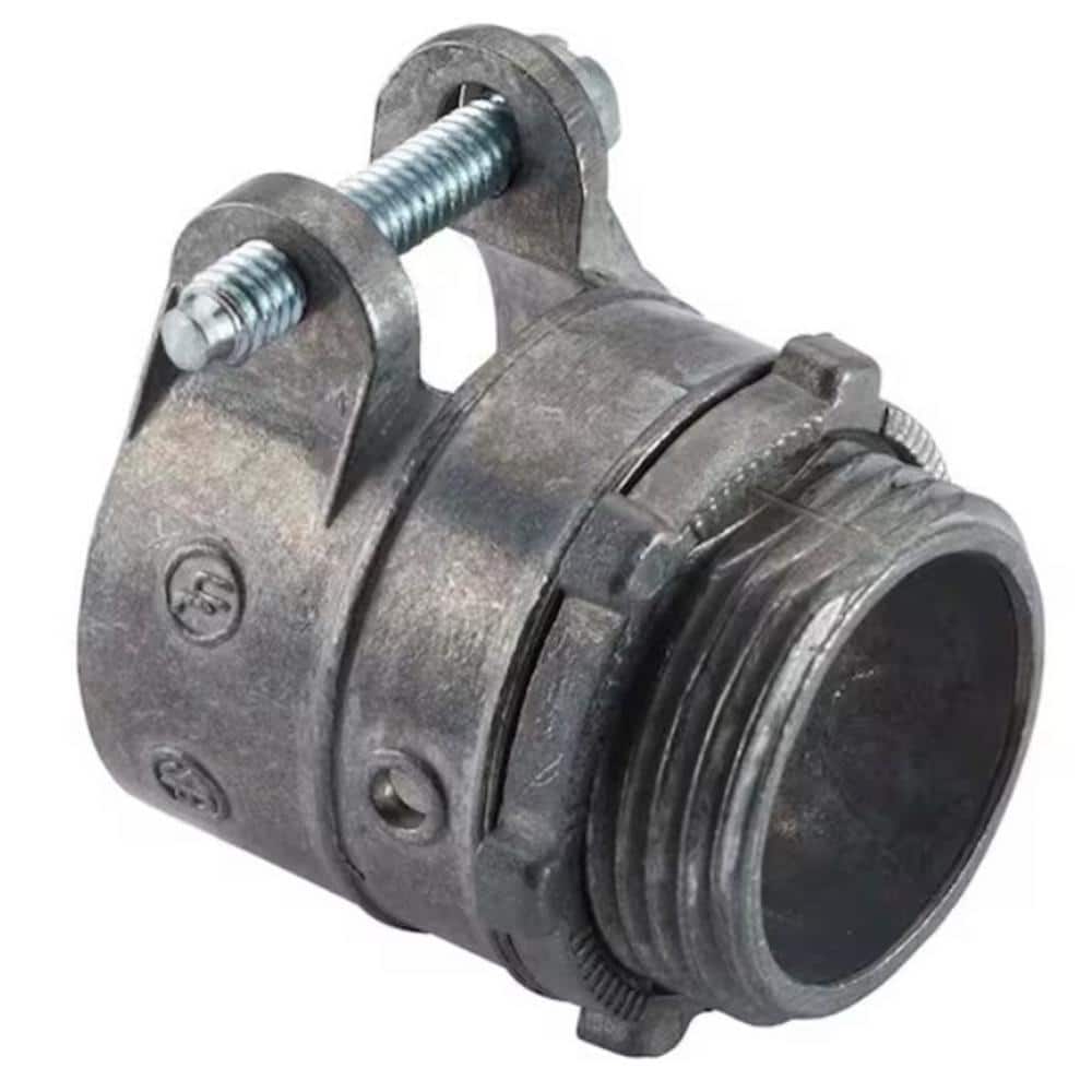 Commercial Electric 1-1/4 in. Flexible Metal Conduit (FMC) Squeeze ...