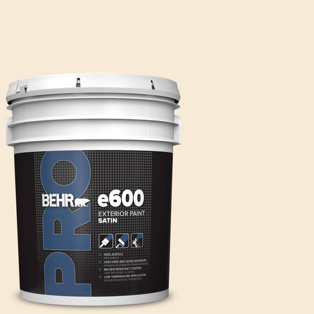 BEHR PRO 5 gal. #BXC-14 Water Chestnut Satin Exterior Paint PR64005 ...
