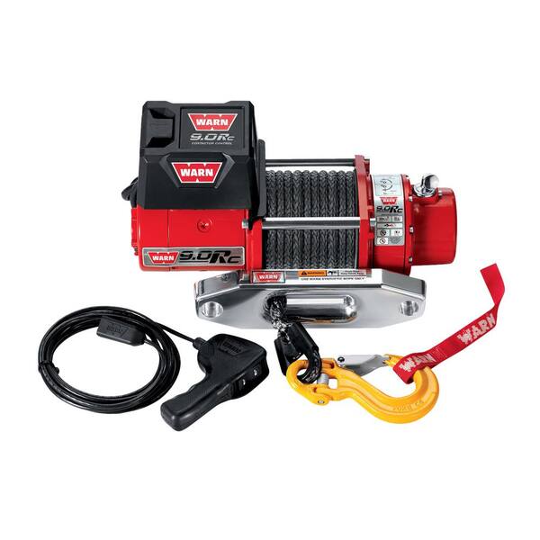 Warn 9.0RC 9000 lbs. Competition Electric Winch-71550 - The Home Depot