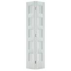 JELD-WEN 24 in. x 80 in. Conmore White Paint Smooth Hollow Core Molded ...