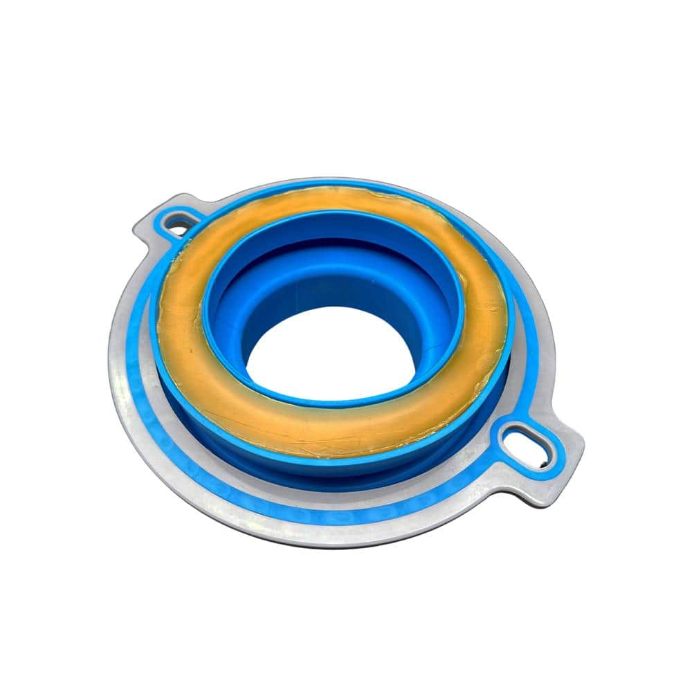 HOME-FLEX Easy Seal Hybrid Wax Ring with Zinc-Plated Bolts HFA-RWR ...