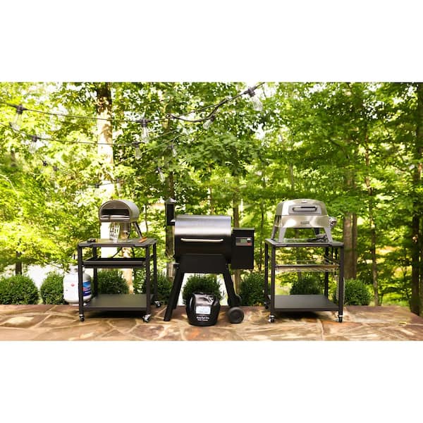 Buy Deluxe 30 in. Stainless Steel Outdoor Pizza Oven Table Stand Online ...