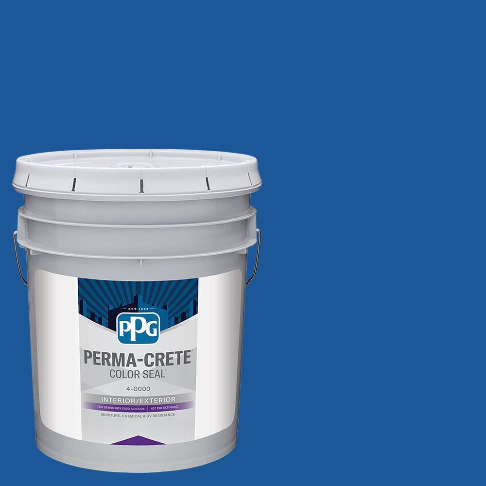 Perma-Crete Color Seal 5 gal. PPG1244-7 Florentine Lapis Satin Interior ...