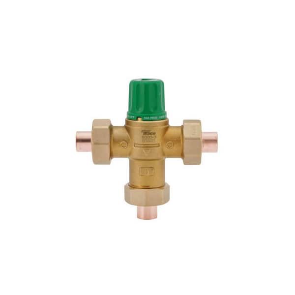 Taco Comfort Solutions 1/2 in. Union Sweat Lead-Free Mixing Valve 5002 ...