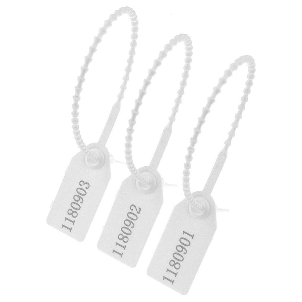 10kg Force Pull-Tite Plastic Security Seals 250mm Disposable Shipping ...