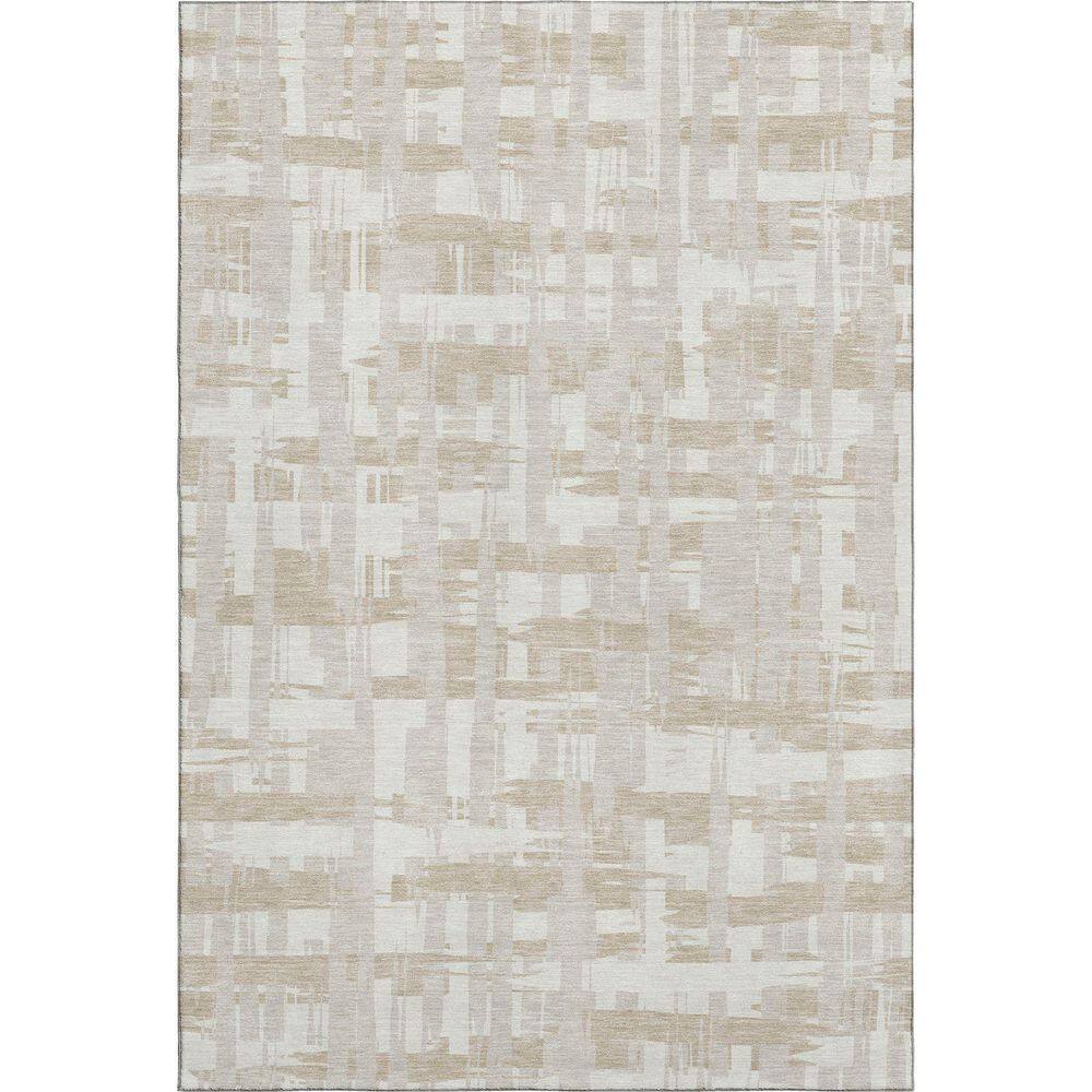Addison Rugs Mayfield Premium Machine Washable Abstract AMF1849 Ivory 3 ...